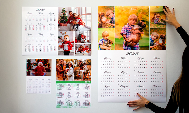 Poster kalendari - Fotokalendari - Foto proizvodi - iPokloni